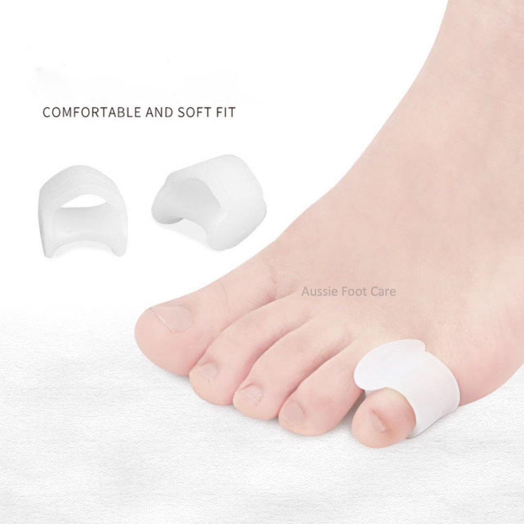 Gel Little Toe Separator (2 Pairs) - Pinky Toe Spacer Cushion (2 Pairs ...