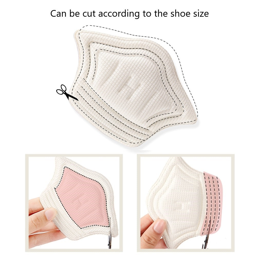 Shoe Heel Liner Grip Pads – Anti-Slip 4D Cushion Inserts – Aussie Foot Care