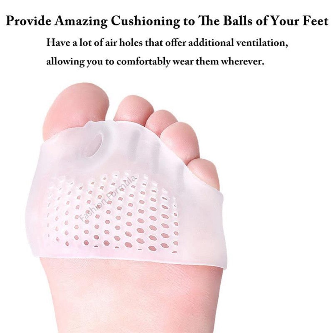 Forefoot Silicone Gel Pads – Cushioned Ball-of-Foot Support – Aussie ...